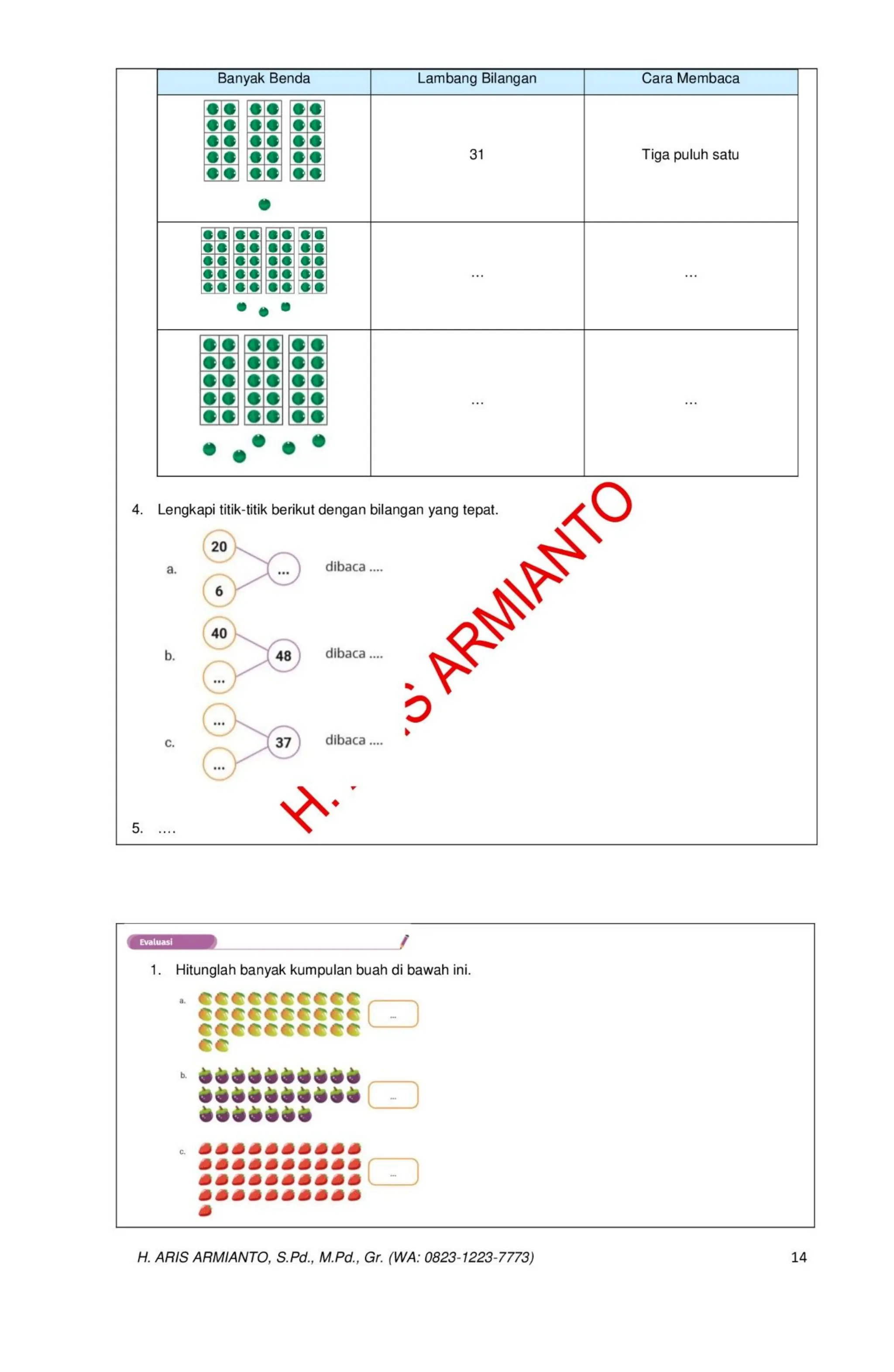 MODUL AJAR DEEP LEARNING MATEMATIKA KELAS 2 CP 032 REVISI 2025 ...