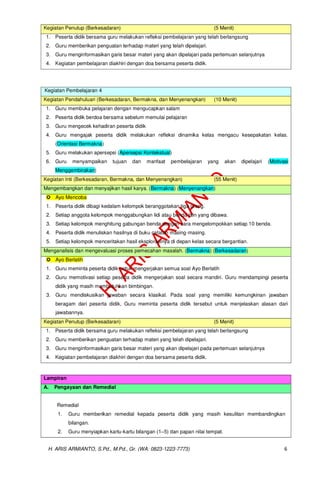MODUL AJAR DEEP LEARNING MATEMATIKA KELAS 2 CP 032 REVISI 2025 ...