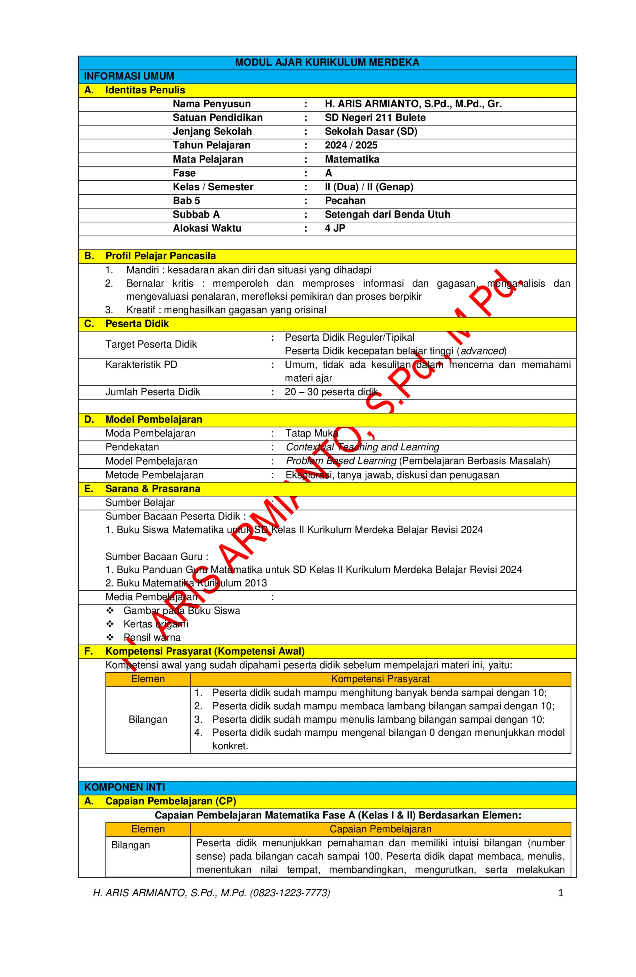 MODUL AJAR MATEMATIKA KELAS 2 REVISI CP 032 KURIKULUM MERDEKA.pdf