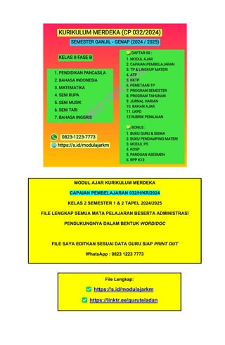 MODUL AJAR MATEMATIKA KELAS 2 REVISI CP 032 KURIKULUM MERDEKA.pdf