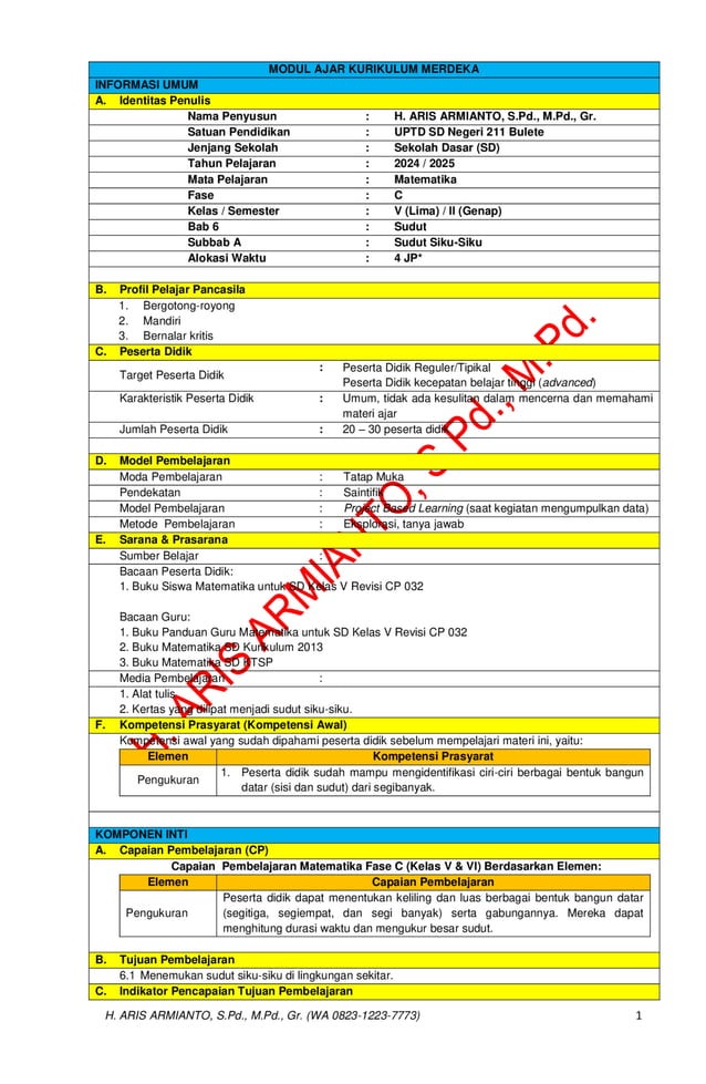 MODUL AJAR MATEMATIKA KELAS 5 REVISI CP 032 KURIKULUM MERDEKA.pdf
