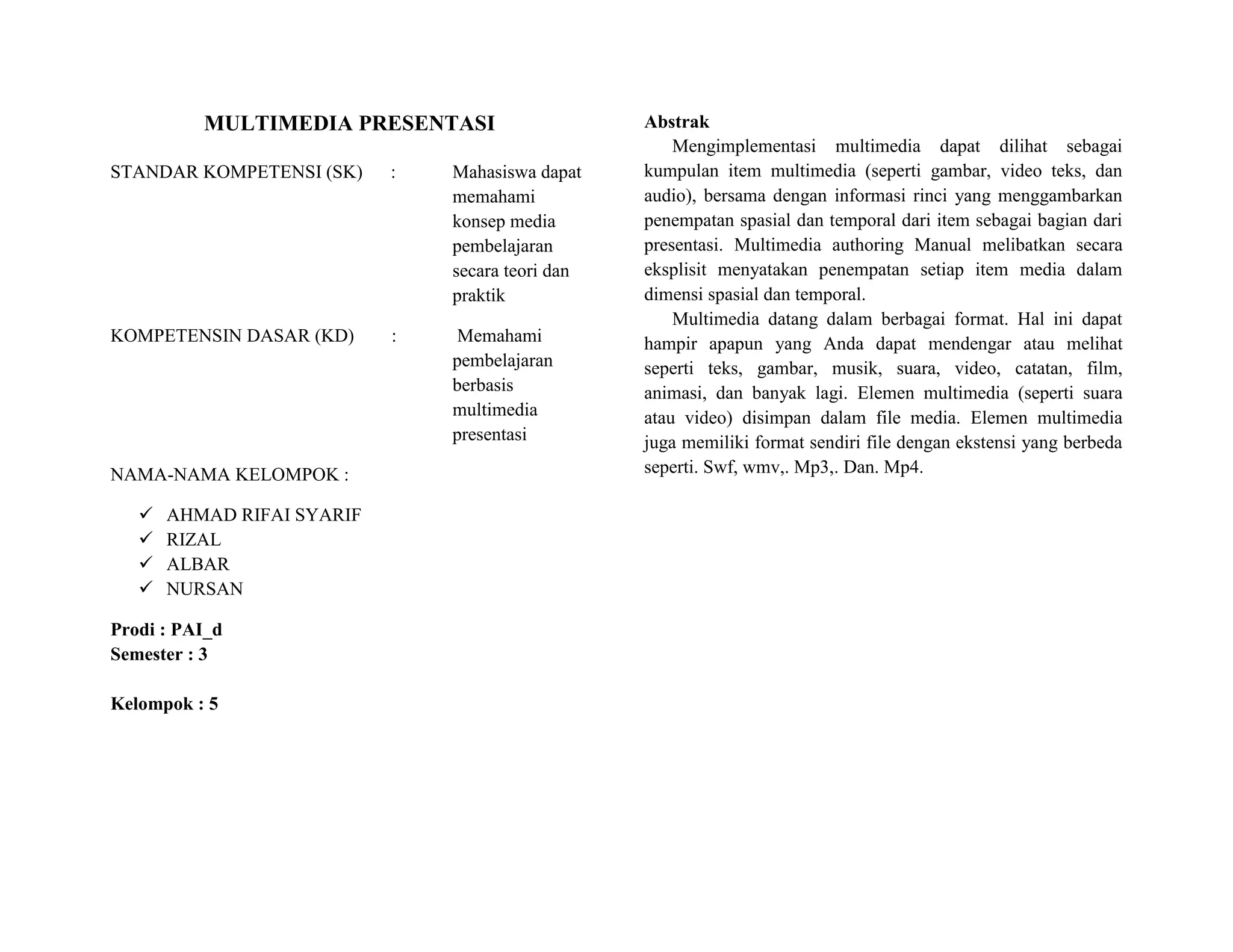 Modul multimedia | PPT