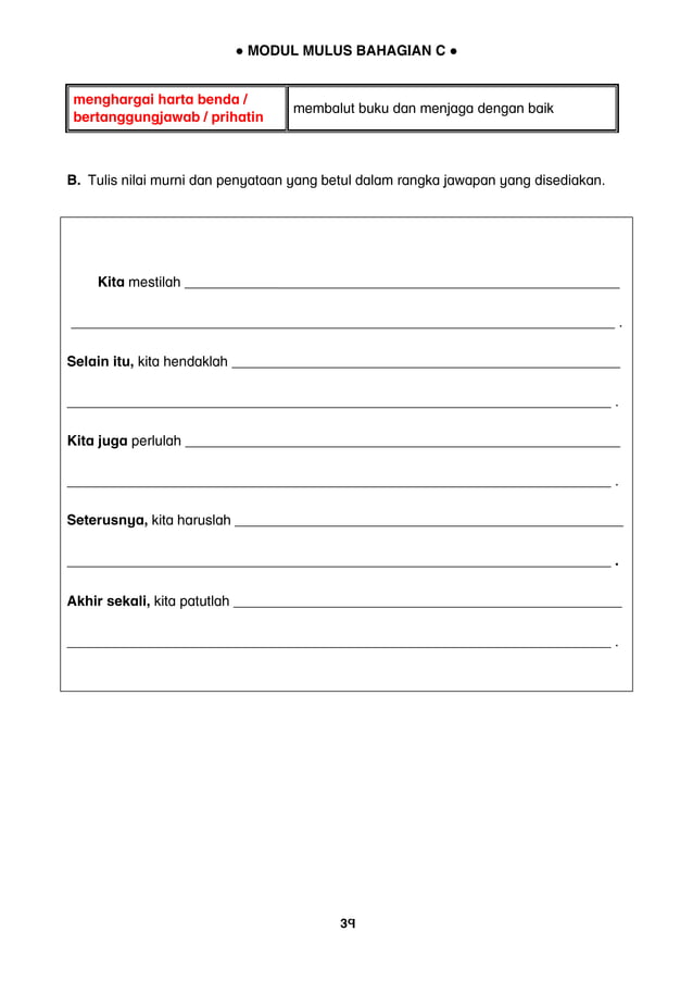 Modul mulus bahagian c sk (modul guru) | PDF