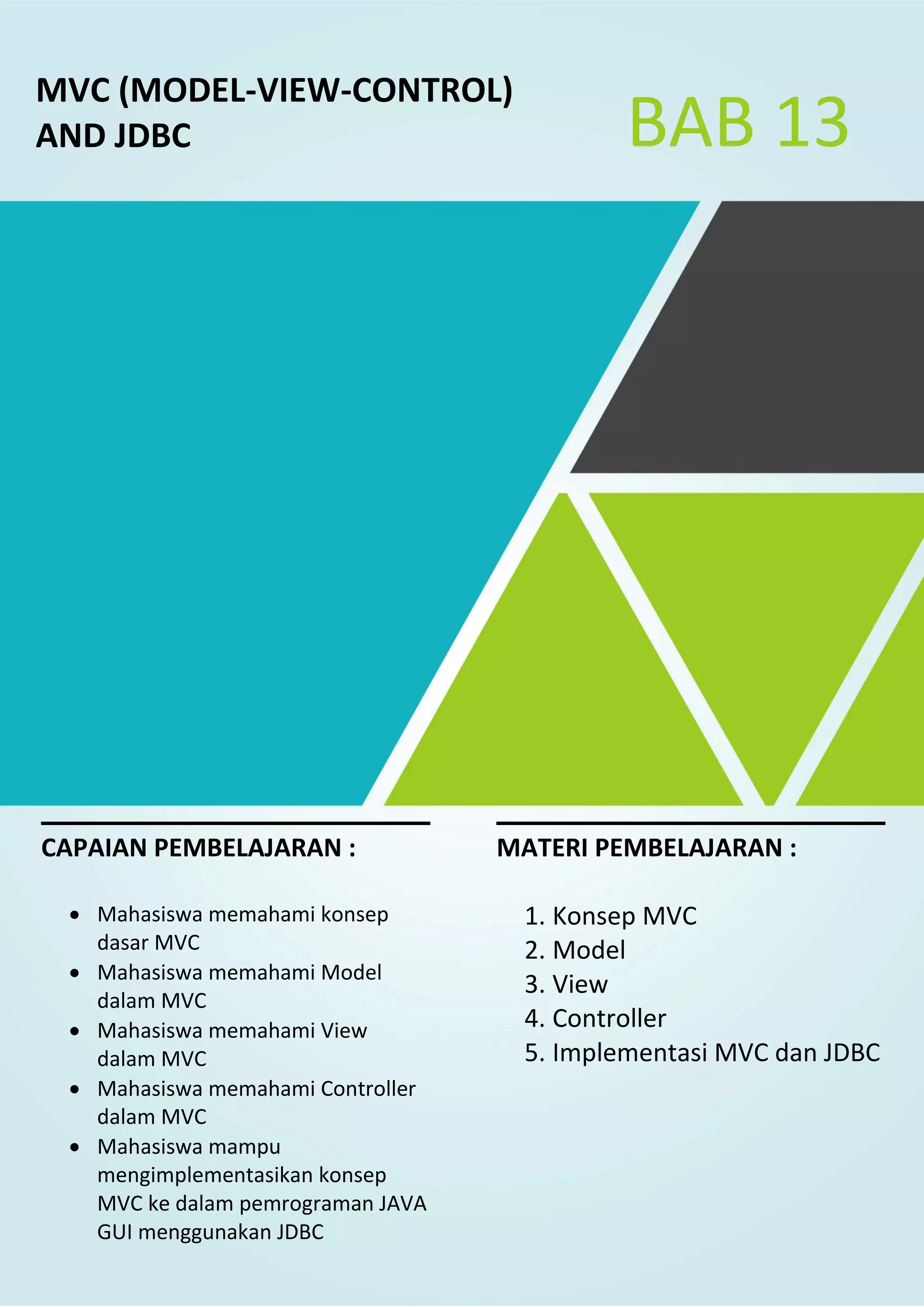 Modul mvc part 1 | PDF