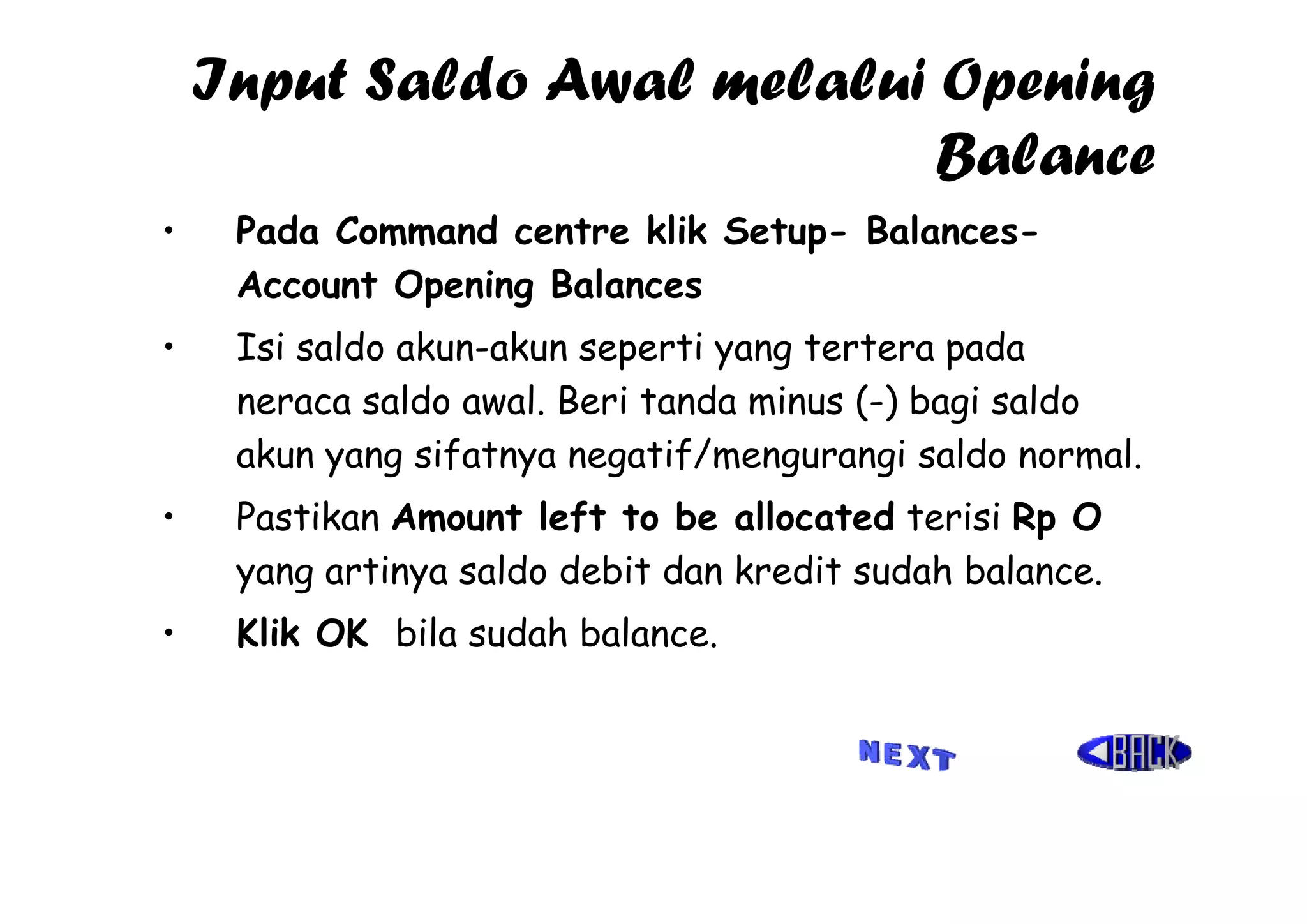 Modul myob step-by-step | PDF