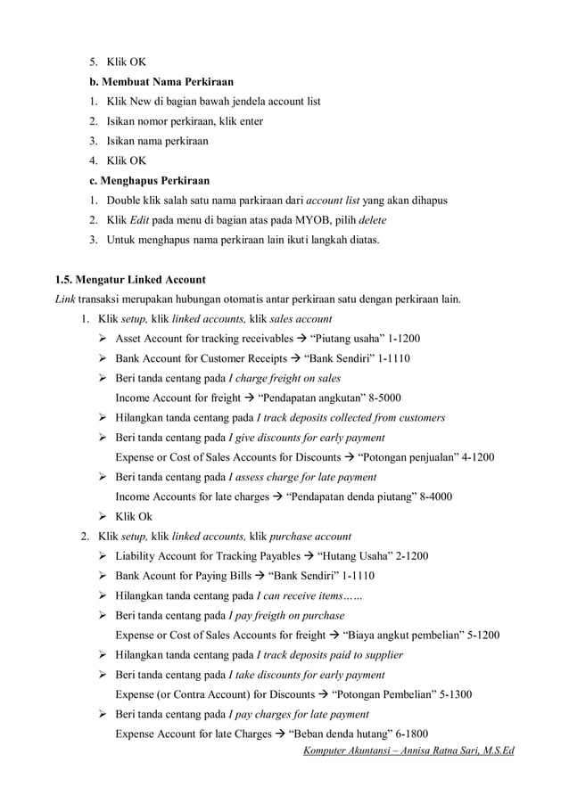 Modul myob versi 18 | PDF