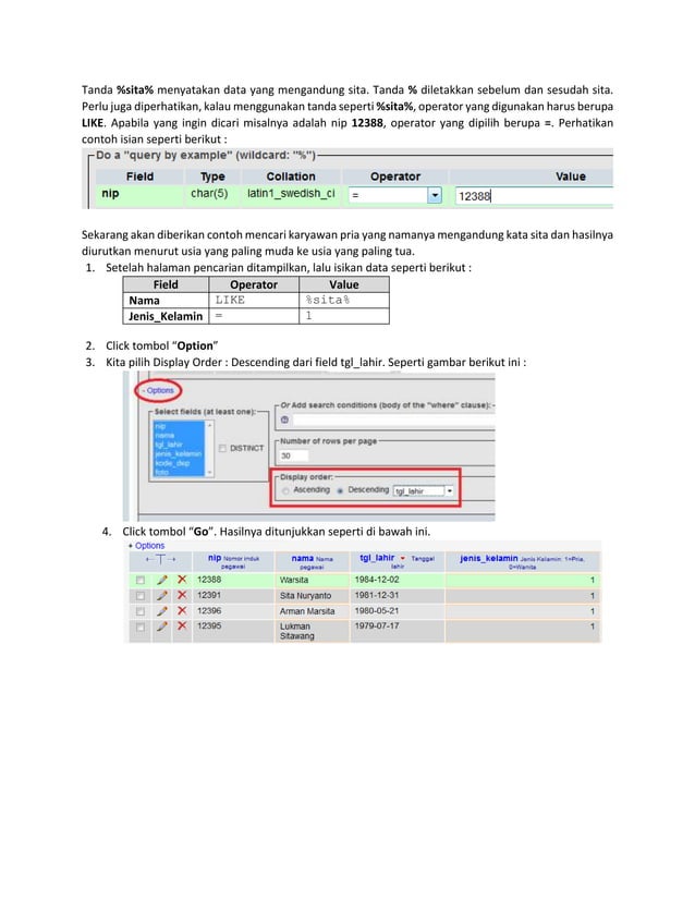 Modul my sql tutorial part 4 | PDF