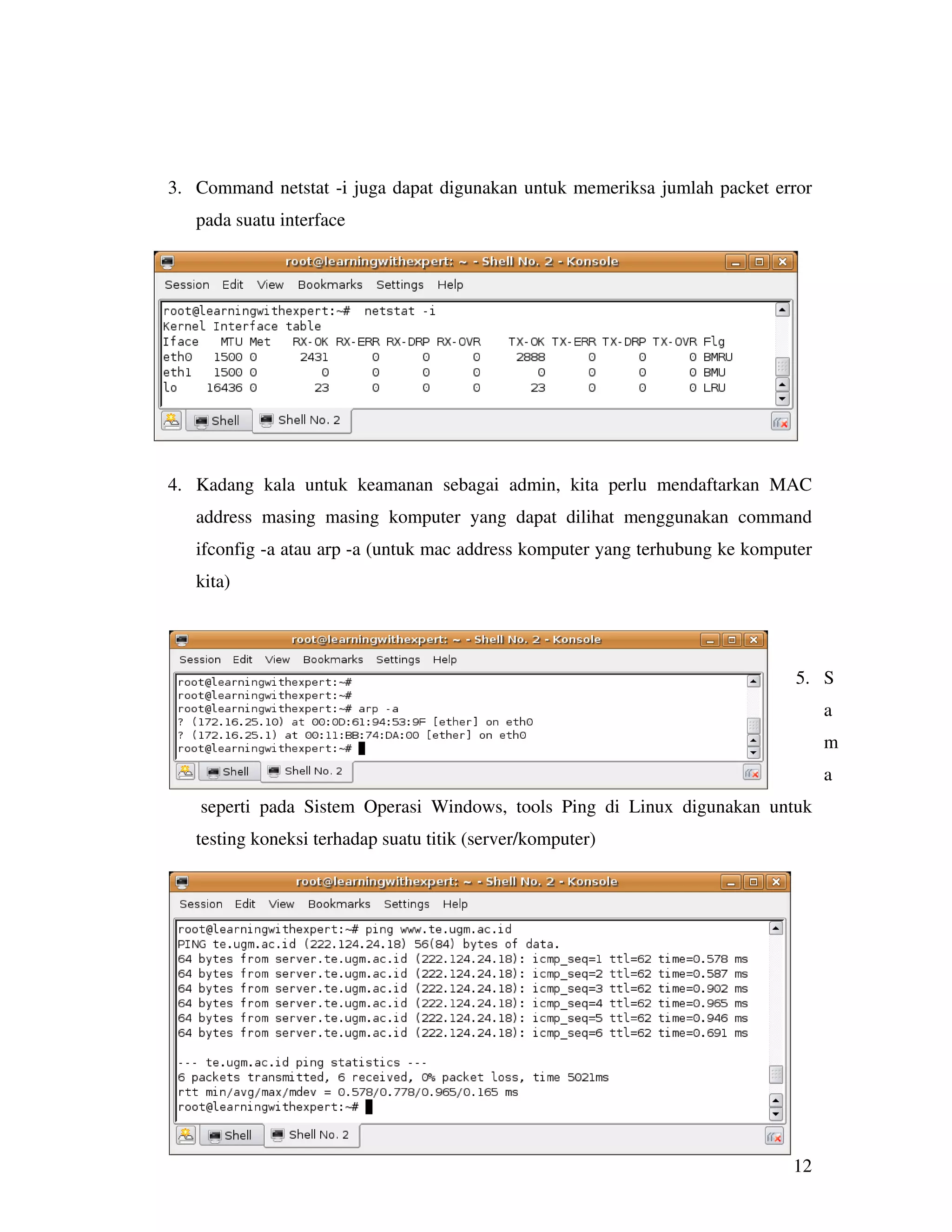 Modul Network Troubleshooting | PDF