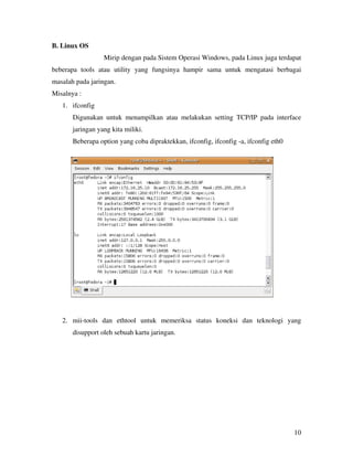 Modul Network Troubleshooting | PDF