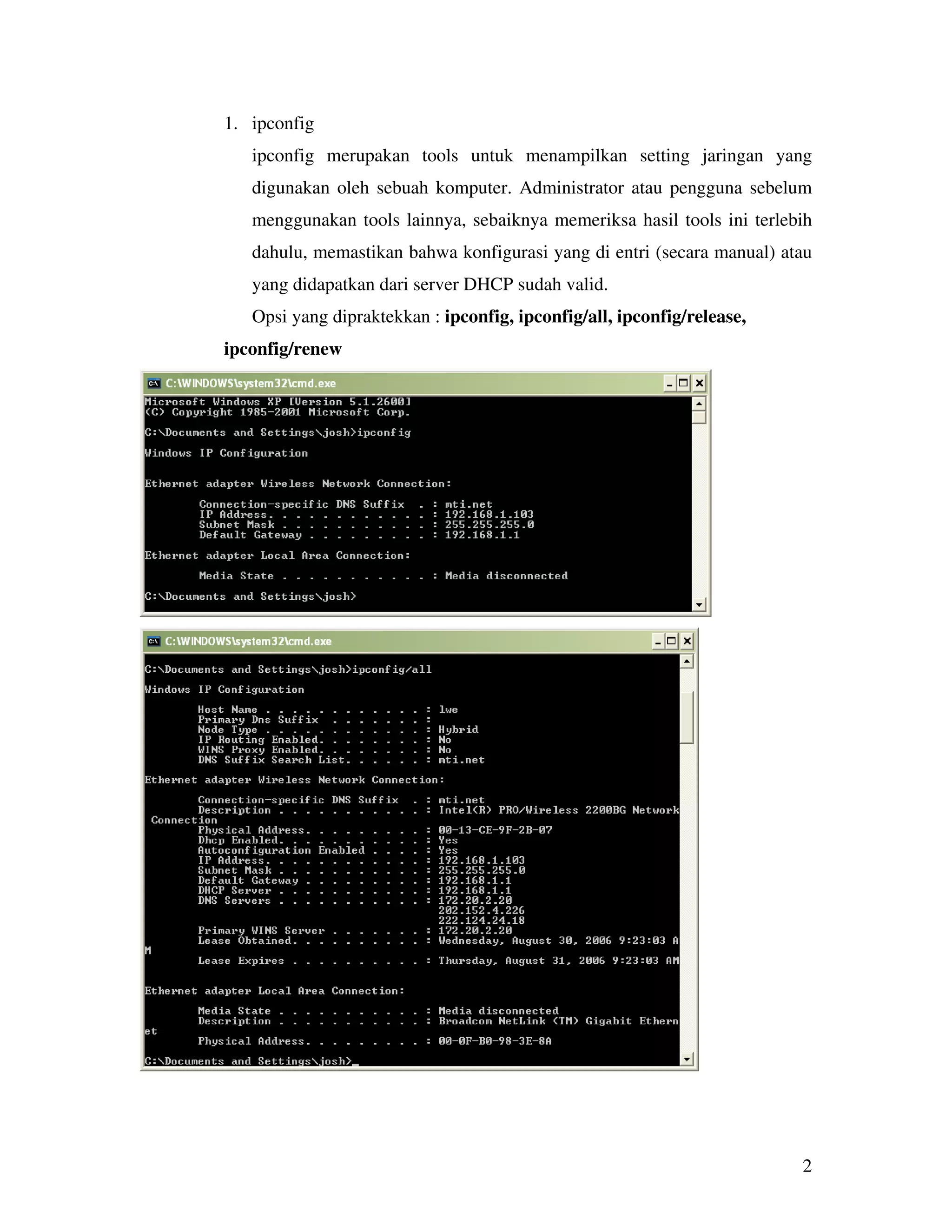Modul network troubleshooting | PDF