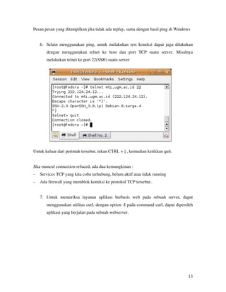 Modul Network Troubleshooting 2 | PDF