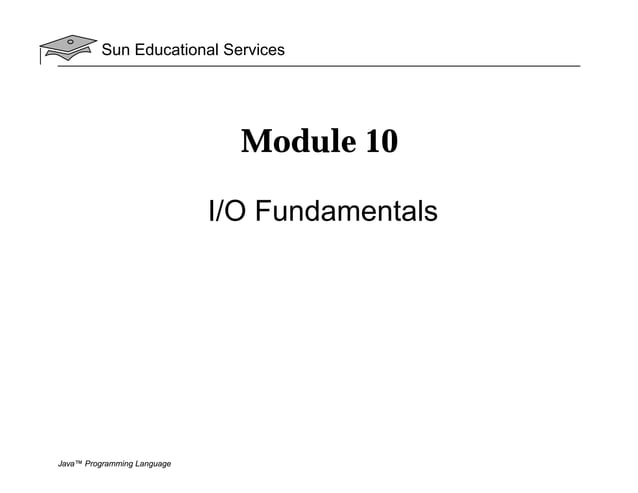 I/O (imput/output) [JAVA] | PPT