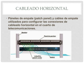 CABLEADO ESTRUCTURADO, Curso de preparacion de tecnico en redes | PPTX