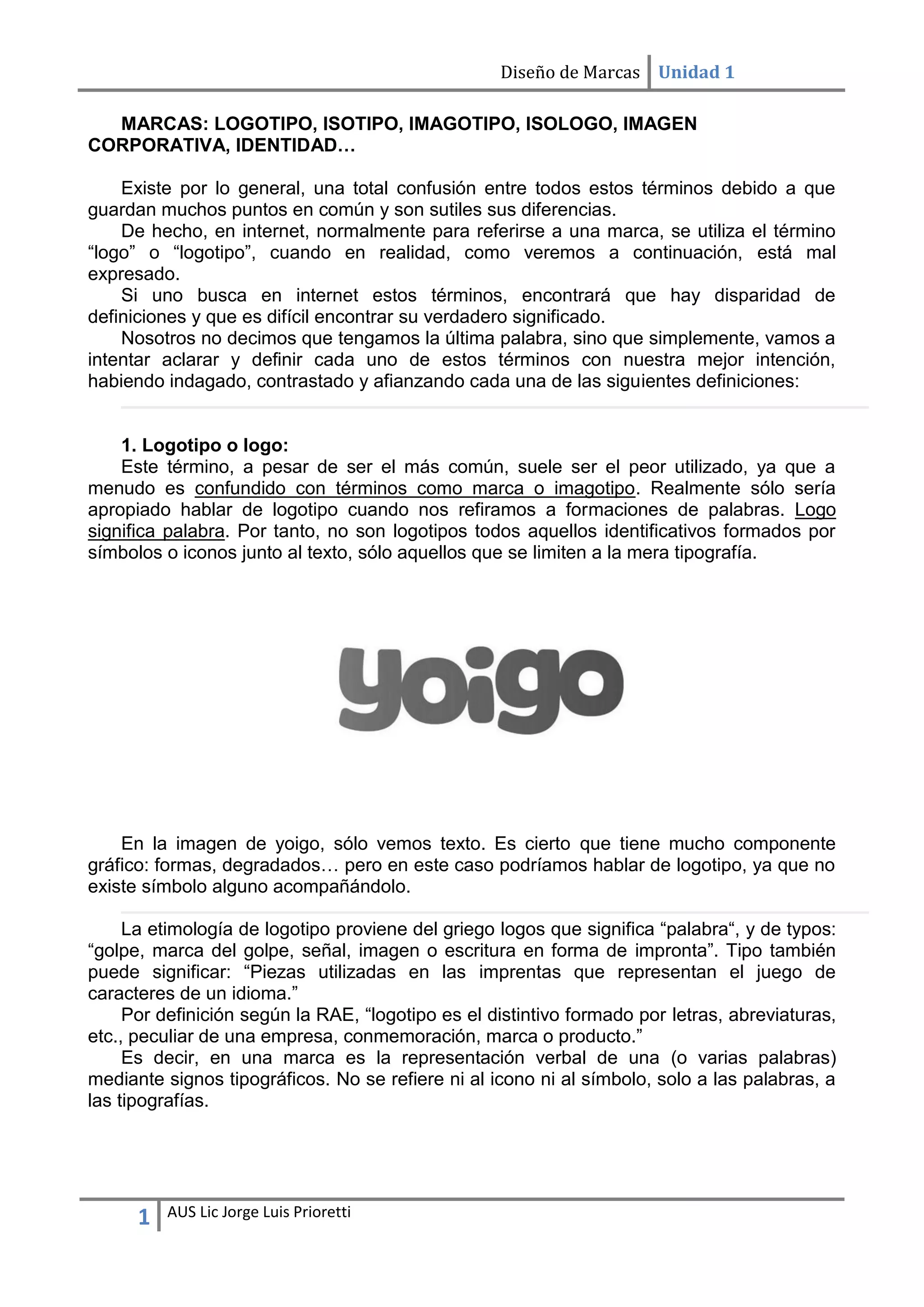 Modulo 1: Diseño de marcas | PDF