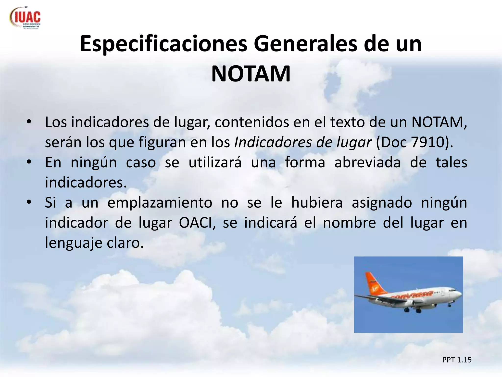 Origen del NOTAM | PPTX