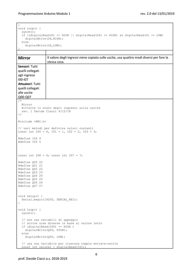 Arduino Plc Modulo 1 Programación Arduino Rev 2 0 Pdf