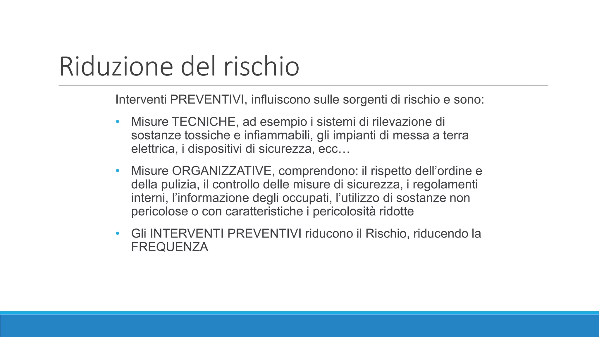 Modulo 2 gestione e valutazione dei rischi farmacia | PPT