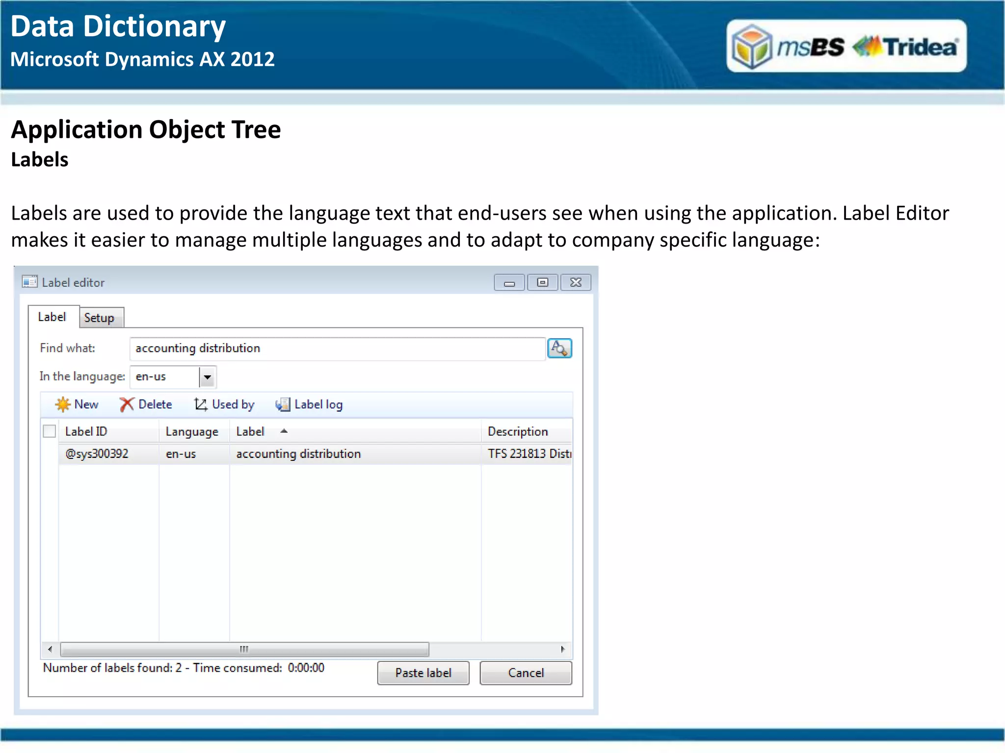 Microsoft Dynamics AX 2012 - Development Introduction Training - Part 1 ...