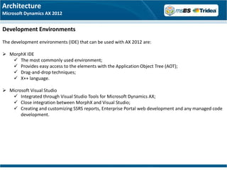 Microsoft Dynamics AX 2012 - Development Introduction Training - Part 1 ...