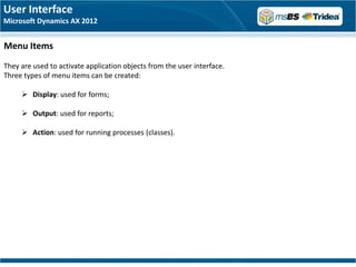 Microsoft Dynamics AX 2012 - Development Introduction Training - Part 2 ...