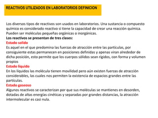 Modulo 3 bloque materiales de laborartorio | PPTX