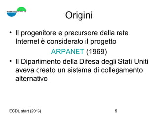 Modulo 7 ecdl start | PPT | Internet | Computing