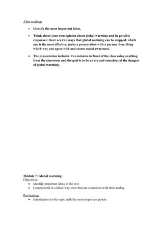 Modulo 7 (methodology reading) | DOC