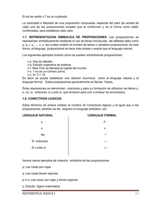 Modulo de matematica basica i | PDF