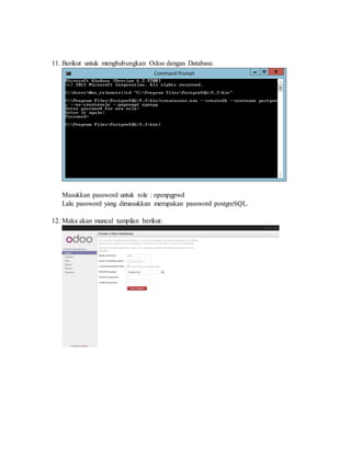 Modul Odoo ERP | PDF