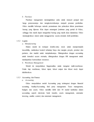 Modul Odoo ERP | PDF