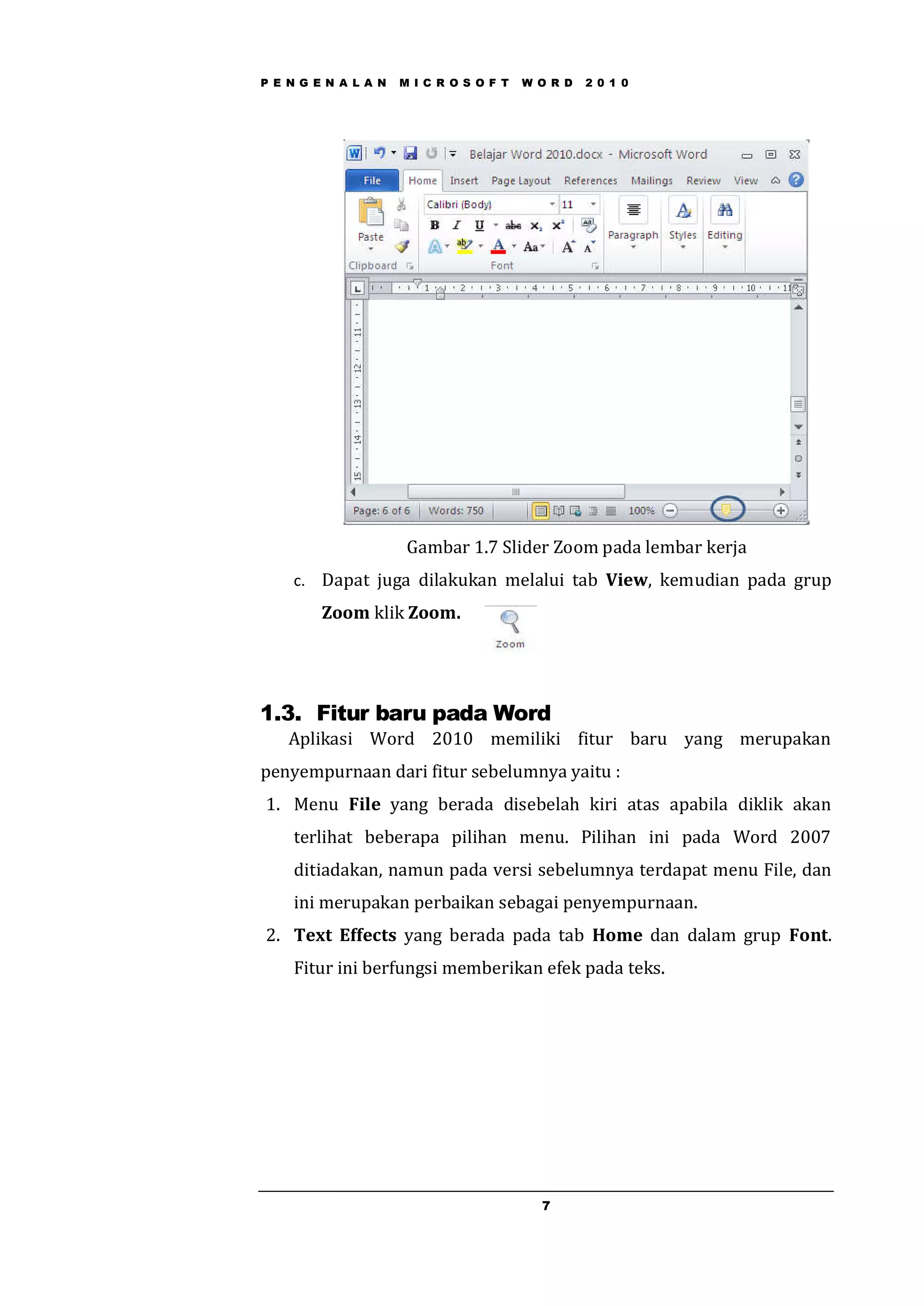 Modul office word 2010 | PDF