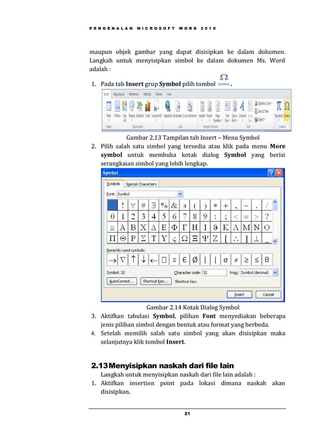 Modul office word 2010 | PDF