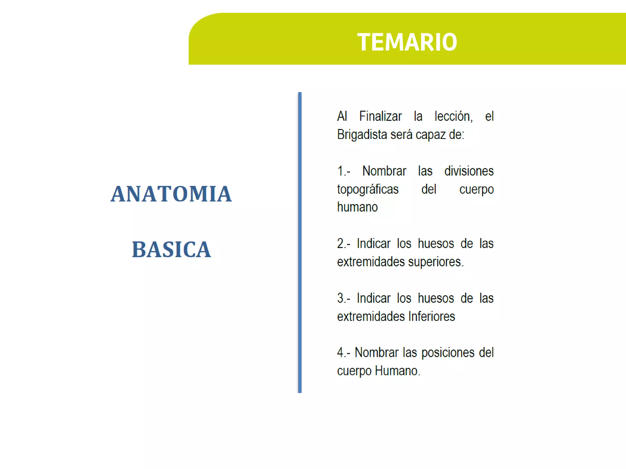 Modulo i anatomia basica y evaluacion del paciente | PPT