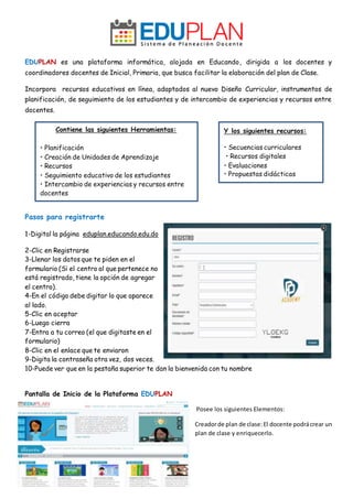 Eduplan (Sistema de Planeación Docente) | DOCX