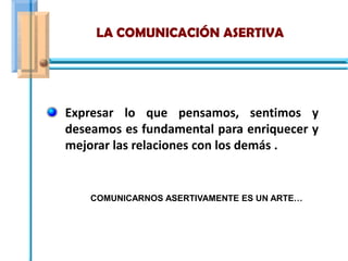 Modulo i la comunicacion asertiva | PPSX