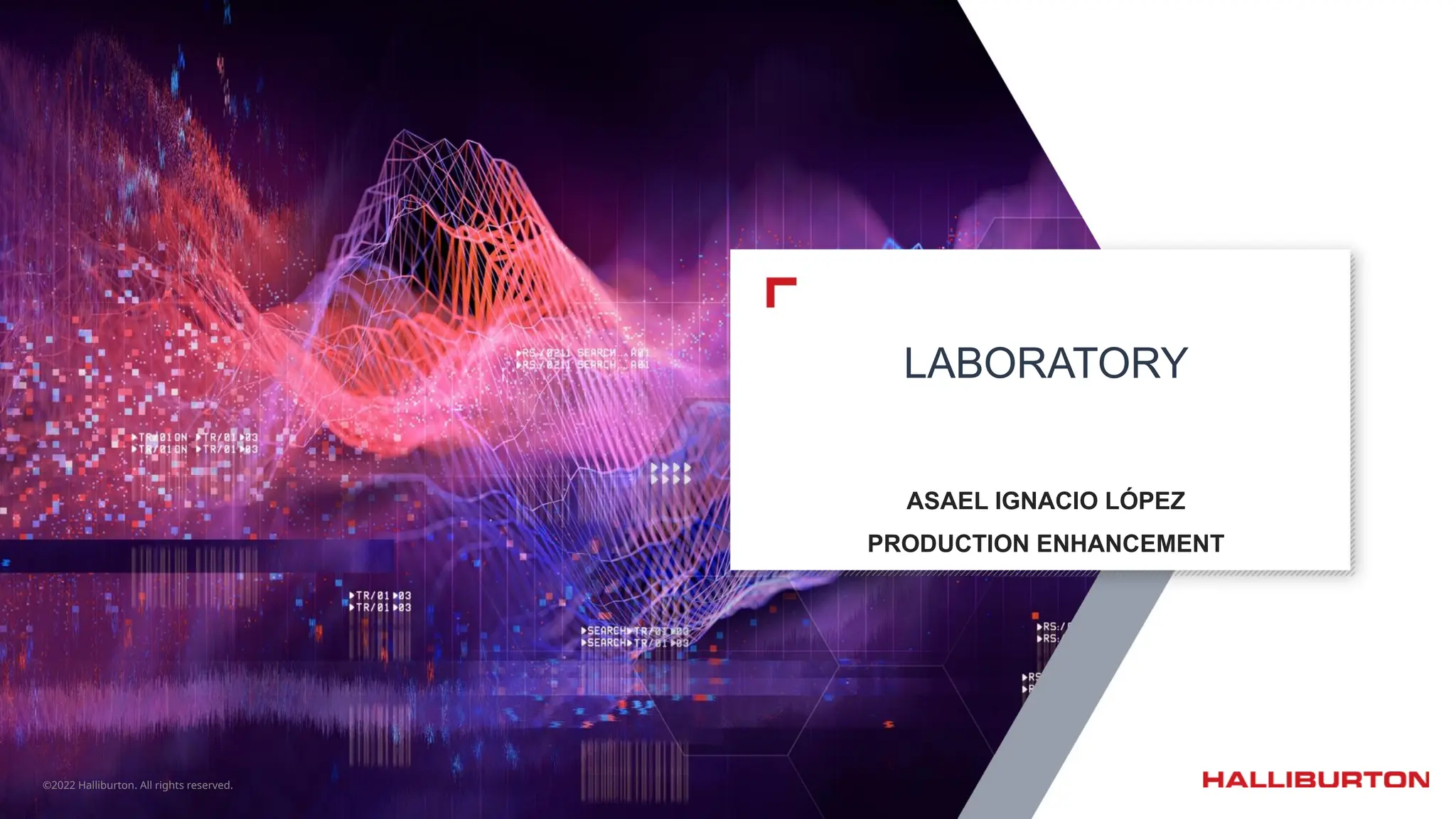 PRESENTACION LABORATORIO DE ENTRENAMIENTO AREA DE PE HALLIBURTON | PPTX