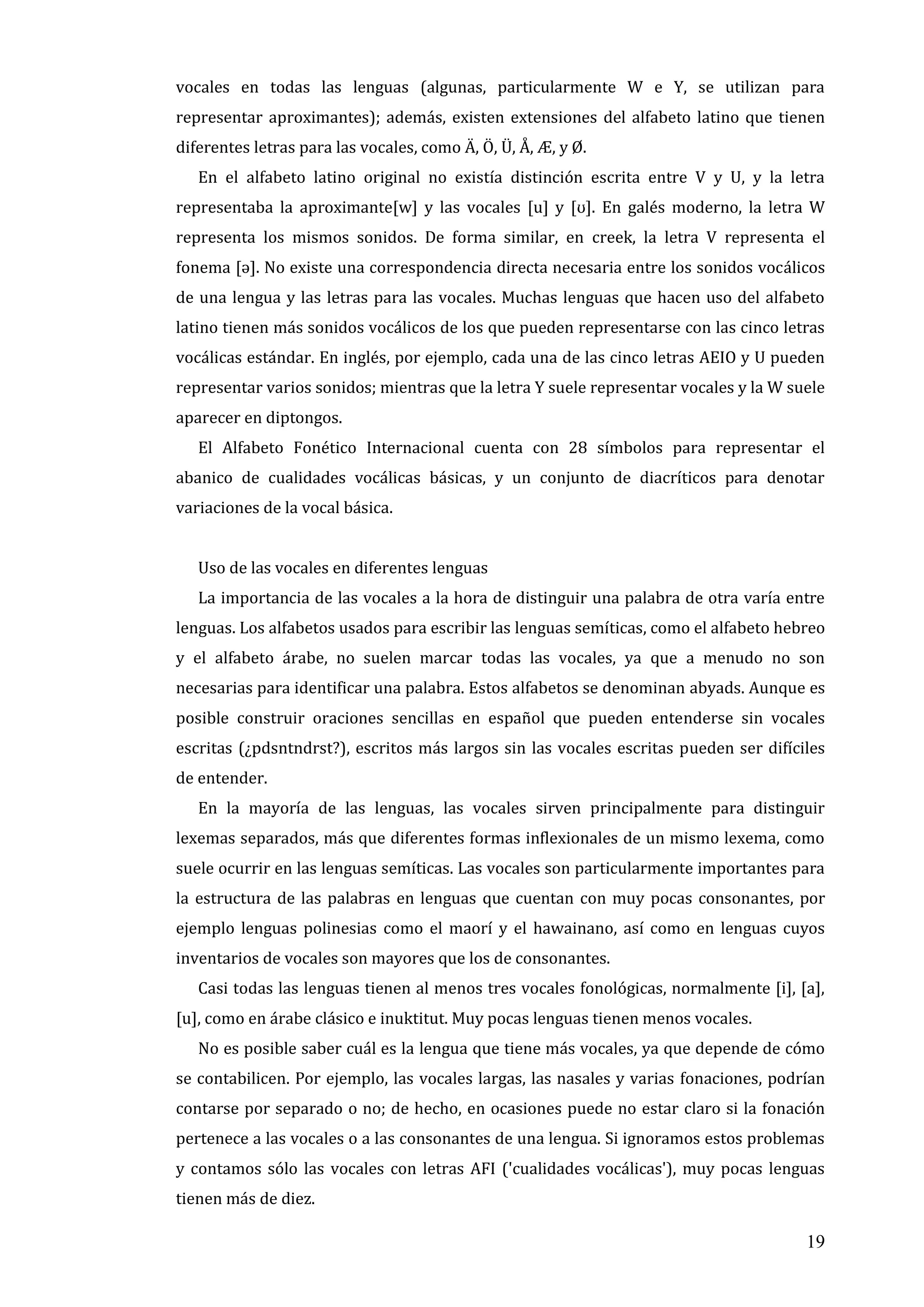 Módulo las vocales | PDF