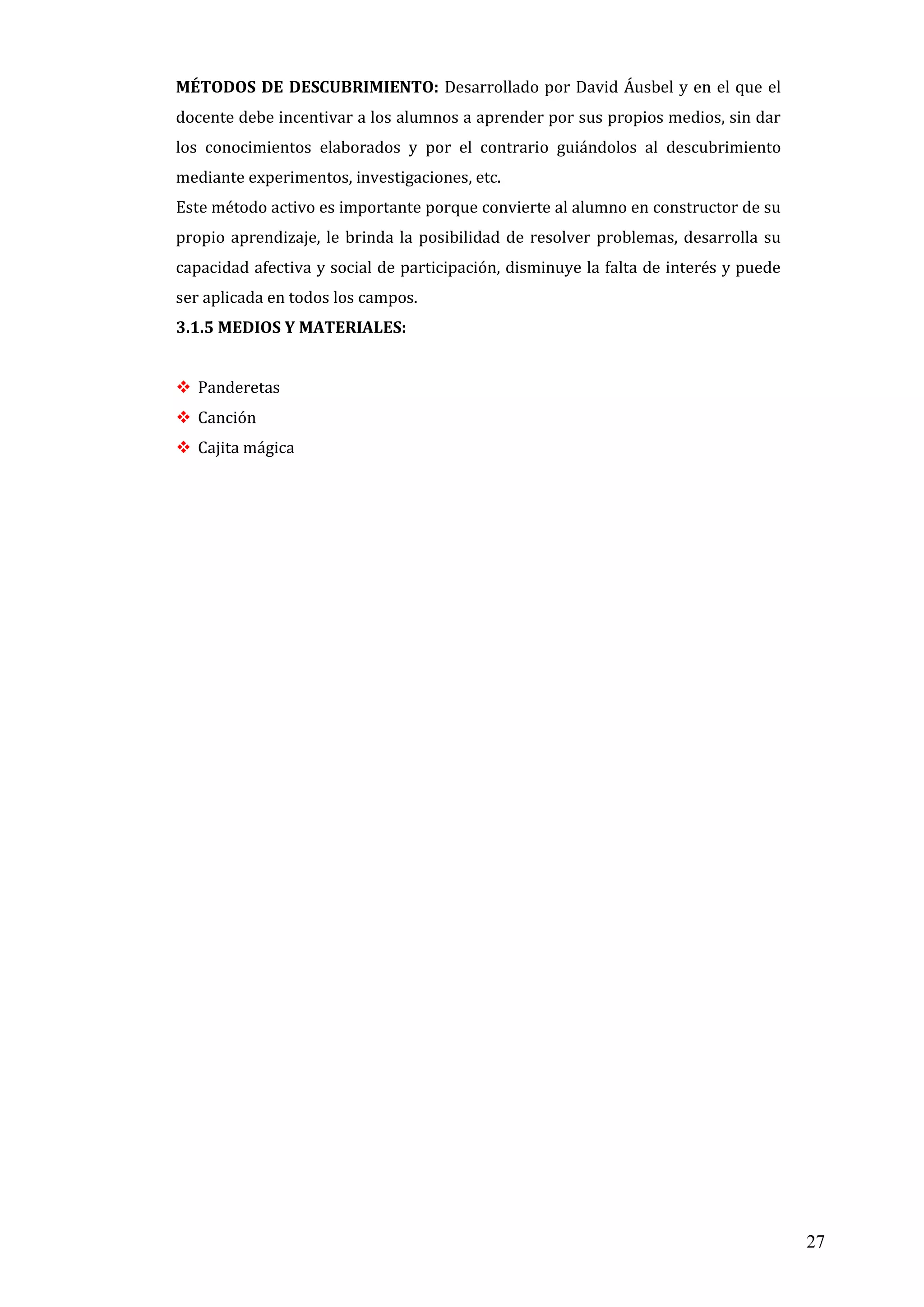 Módulo las vocales | PDF