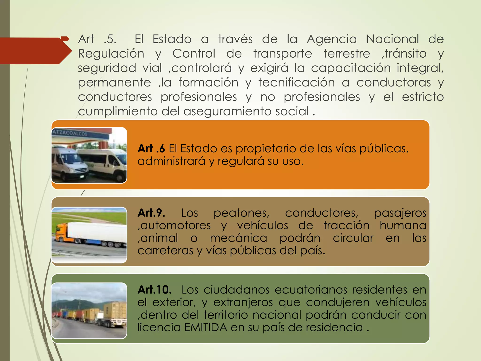 Modulo ley de transito | PPT
