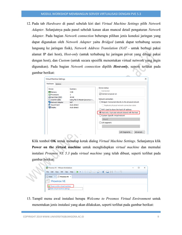 Membangun Server Virtualisasi dengan Proxmox Virtual Environment (PVE) 5.3 | PDF