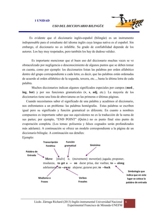 Módulo Teórico Práctico-Inglés Instrumental | PDF