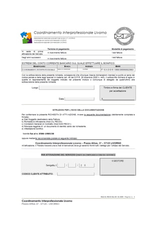 Modulo richiesta pec | PDF