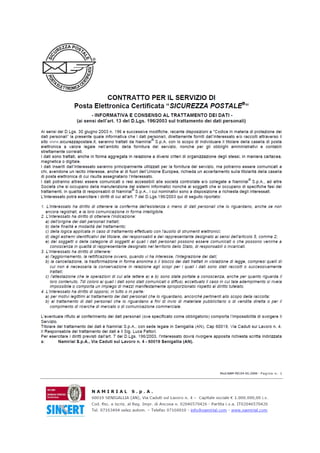 Modulo richiesta pec | PDF