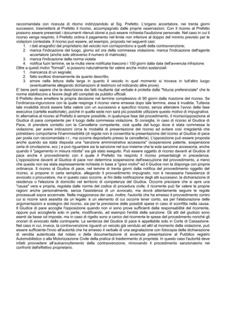 Modulo ricorso multe_generico | DOC