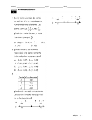 Módulo 6to grado matemáticas | PDF