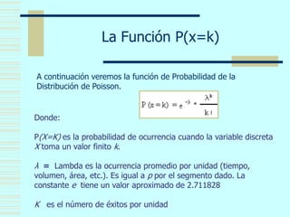 Modulo Sobre La Distribucion de Poissonl por Wallter Lopez.ppt