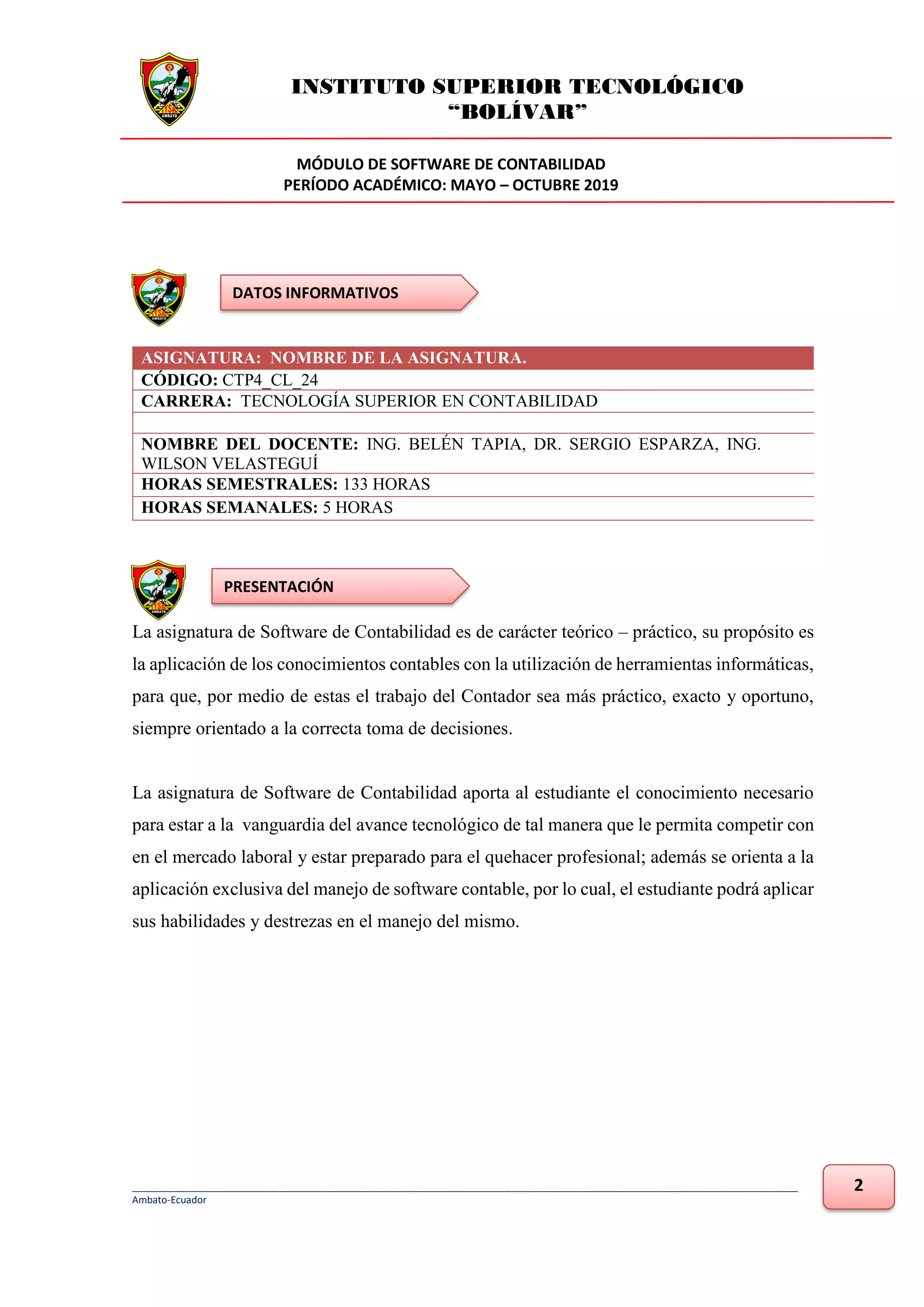 Modulo software contabilidad (ARIES PLUS) | PDF | Business Accounting ...