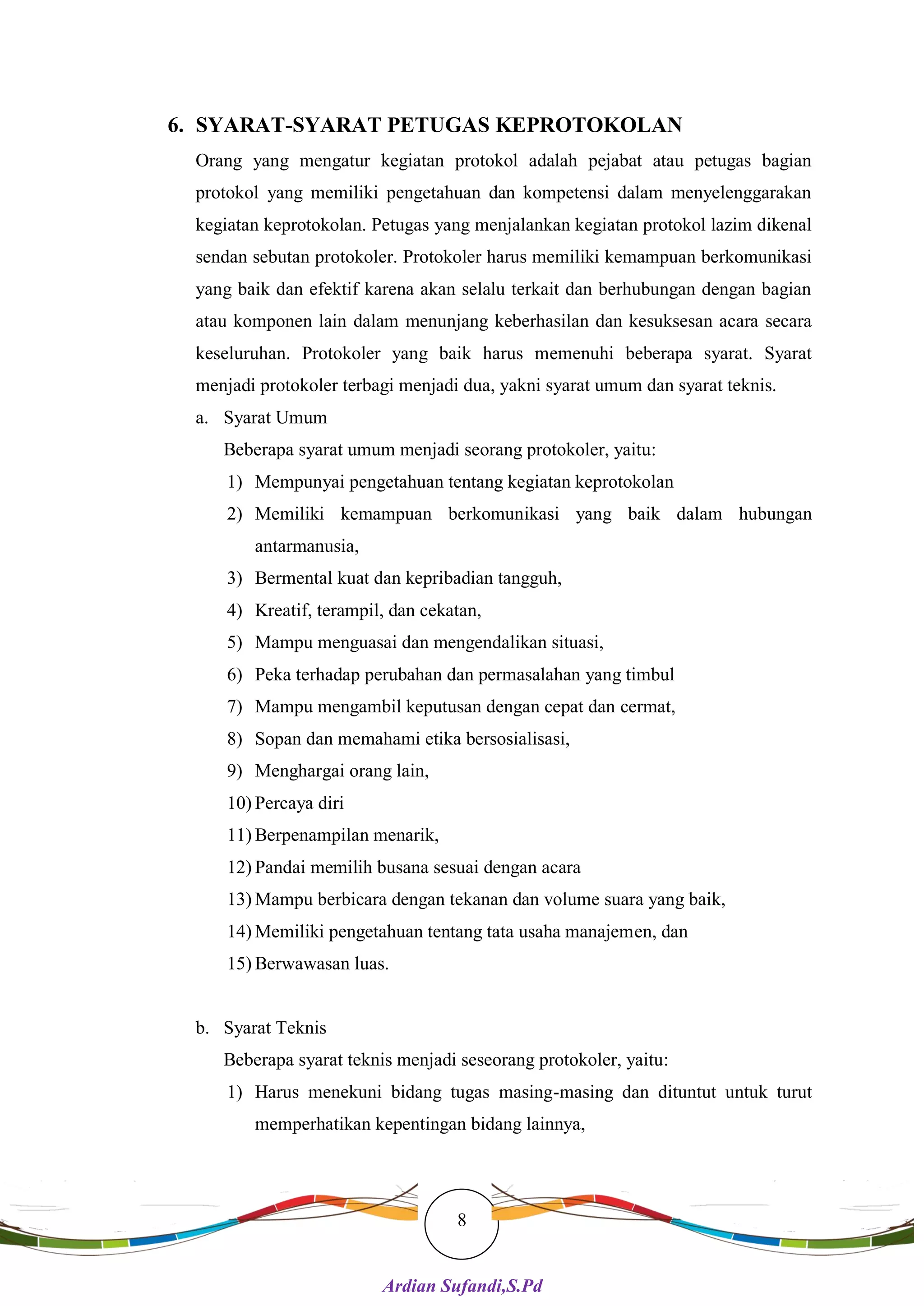 Modul otk keprotokolan kd. 3.11 untuk kelas XII OTKP ( Otomatisasi Tata ...