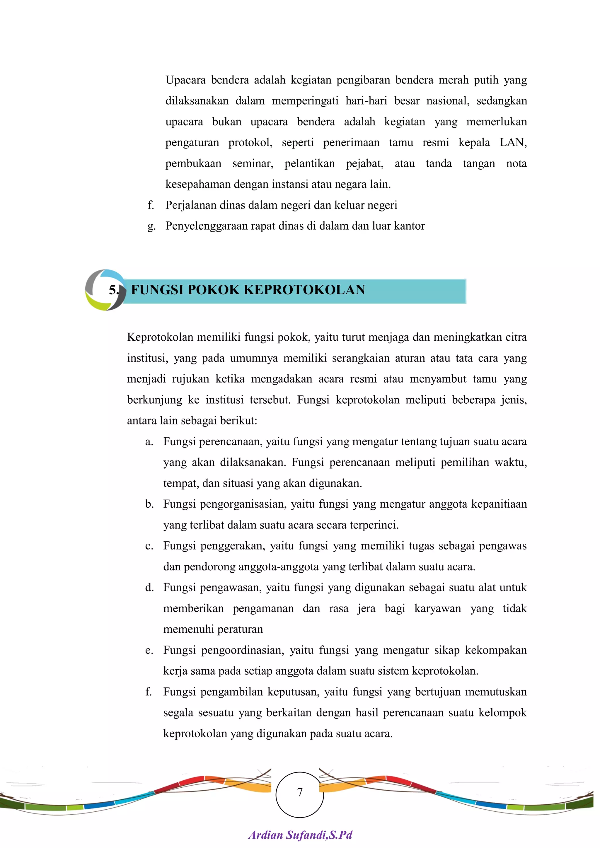 Modul otk keprotokolan kd. 3.11 untuk kelas XII OTKP ( Otomatisasi Tata Kelola Perkantoran) | PDF