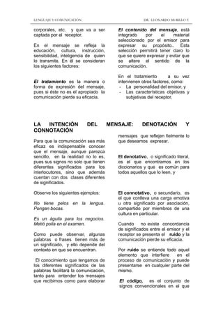 Módulo Lenguaje y Comunicación | DOC